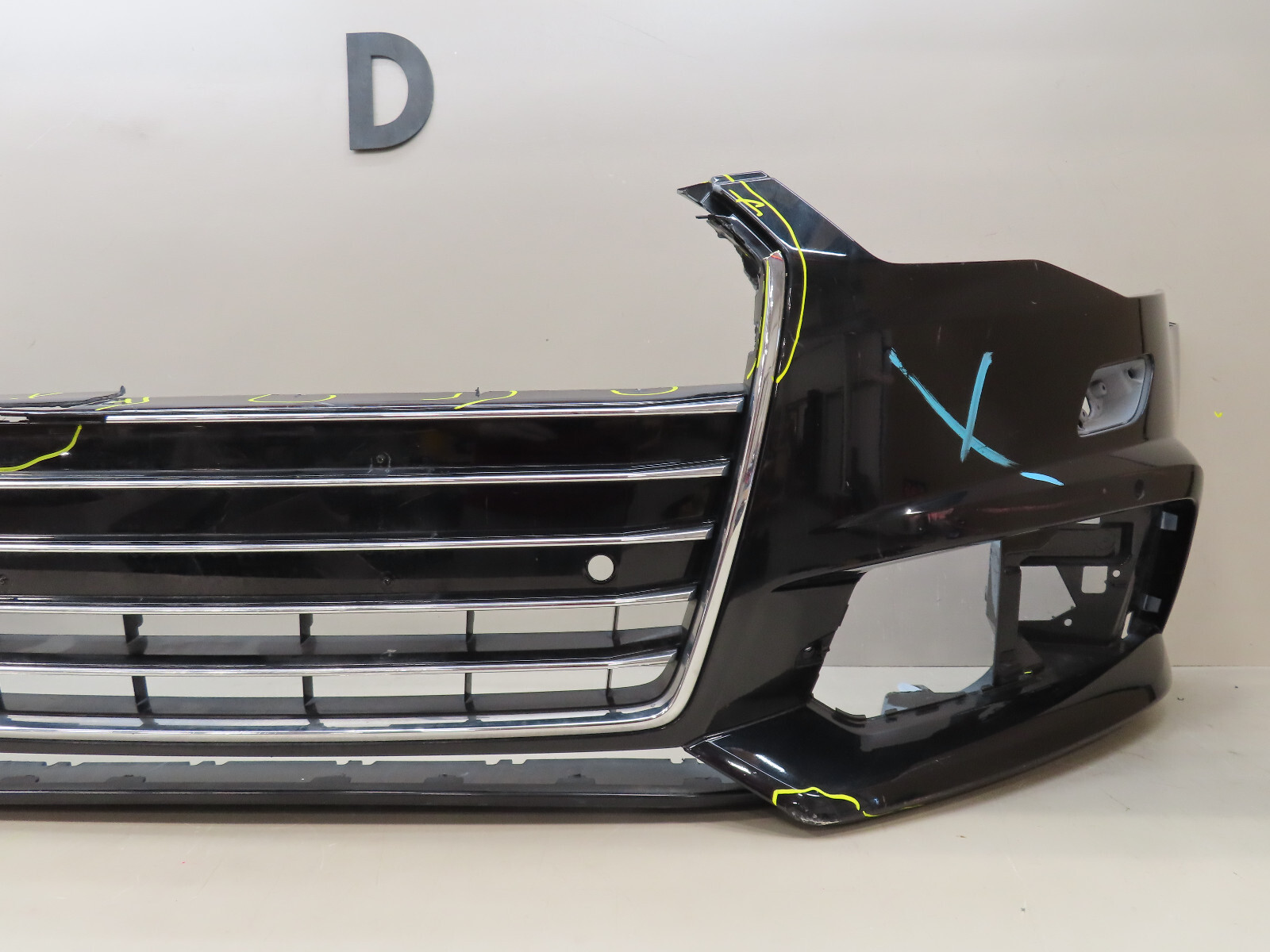 2016 2017 2018 AUDI A6 FRONT BUMPER COVER OEM 4G0807437 | eBay