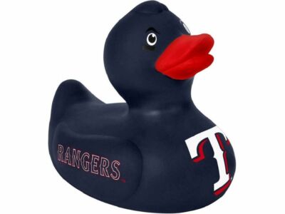 RARE TEXAS RANGERS VINYL TEAM DUCK RUBBER DUCKIE CHRISTMAS MAN CAVE ...