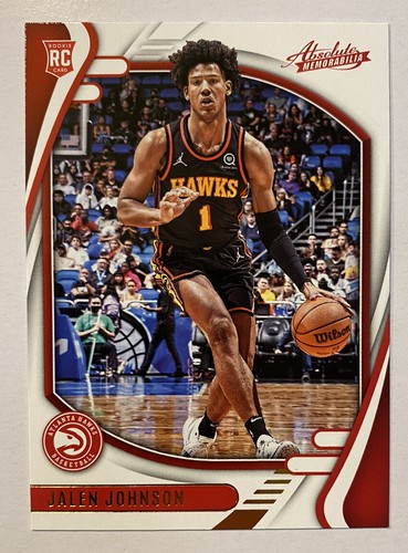 21-22 Jalen Johnson Chronicles Absolute Memorabilia Bronze Hawks Rookie ...