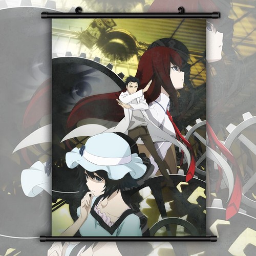 Steins Gate HD Print Anime Wall Poster Scroll Room Decor | eBay