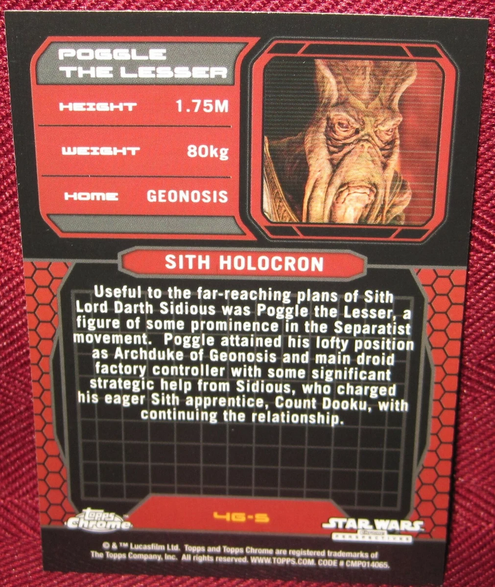 Geonosian Archduke Poggle The Lesser