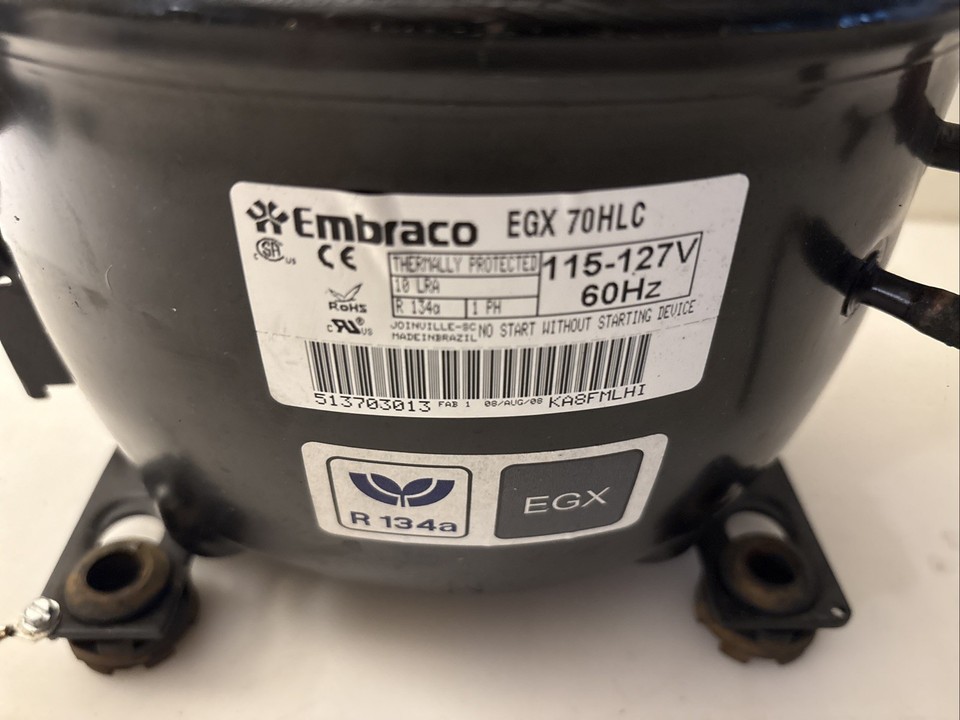 ***Embraco Refrigerator Compressor EGX 70HLC 115V-127V*** | eBay