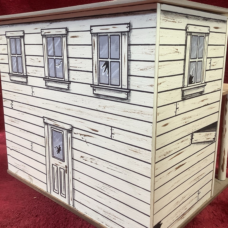 WESTERN PLAYSET GUNSMOKE Hotel Rooms Fine Detail A. Roberts Marx Scale ...