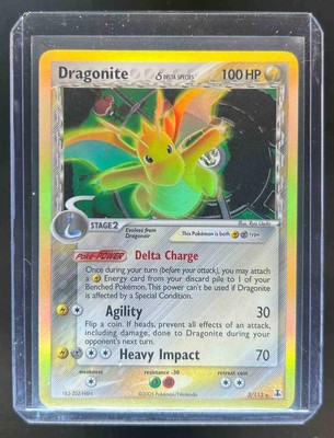 2005 Pokemon EX Delta Species Dragonite Holo Rare #3/113 | eBay
