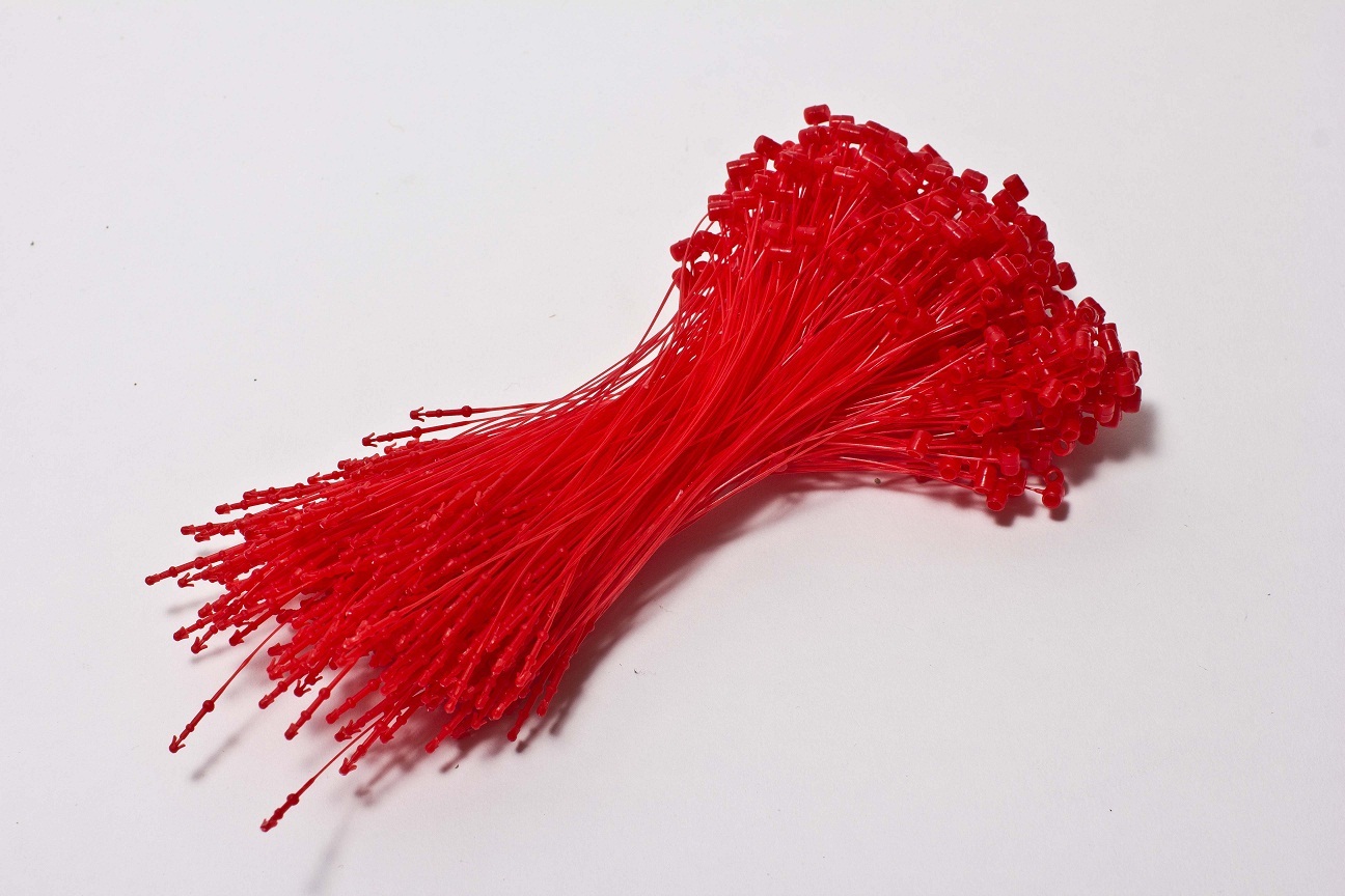 5" Red Security Loops /FASTENERS NO TAGGING GUN NEEDED 5000/PACK FOR ...