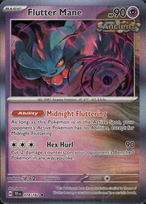 Pokemon TCG - Flutter Mane #078/162 Rare SV05: Temporal Forces NM | eBay