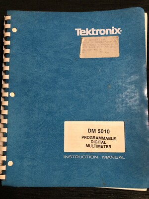 Tektronix 5010 Programmable Digital Meter Instruction Manual | eBay