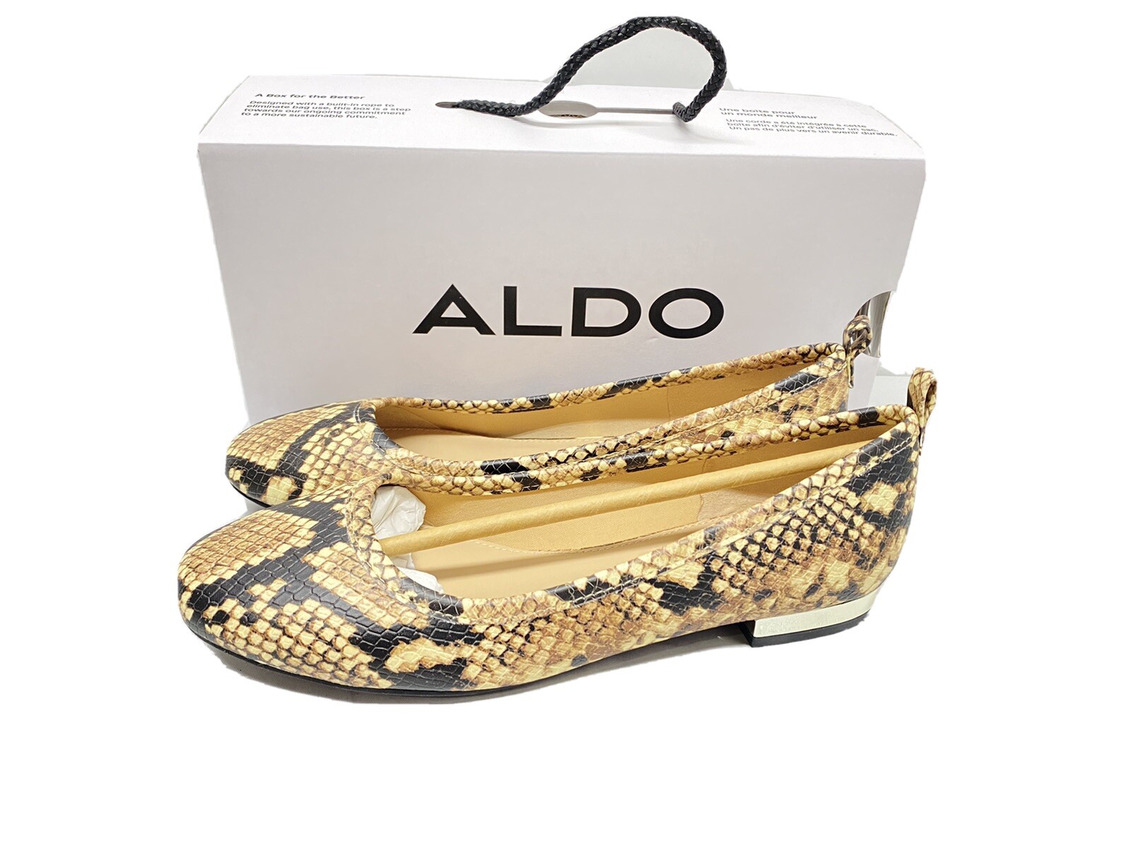 ALDO Women Shoe Flat SZ 8.5 US Euro 39 SNAKE KAYE Shoes NEW WITH BOX | eBay