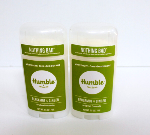 Humble Brand Bergamot & Ginger All Natural Deodorant Original Formula ...