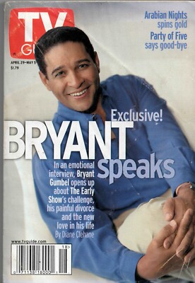Apr 29 2000 TV Guide Magazine Bryant Gumbel 1st Solo Cover | eBay