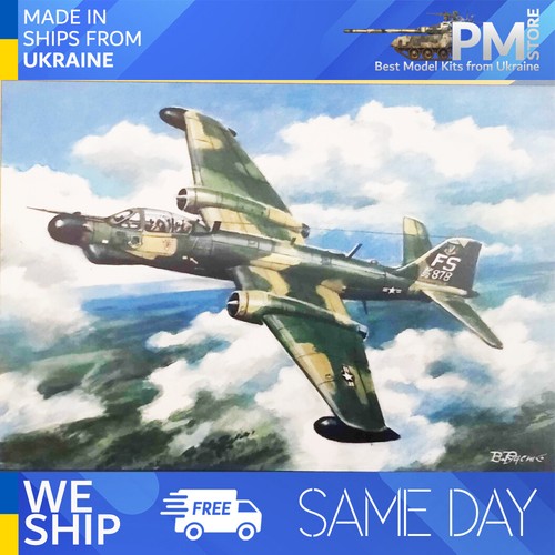 Amodel 1482 - 1/144 - B-57G Military bomber, scale plastic model kit | eBay