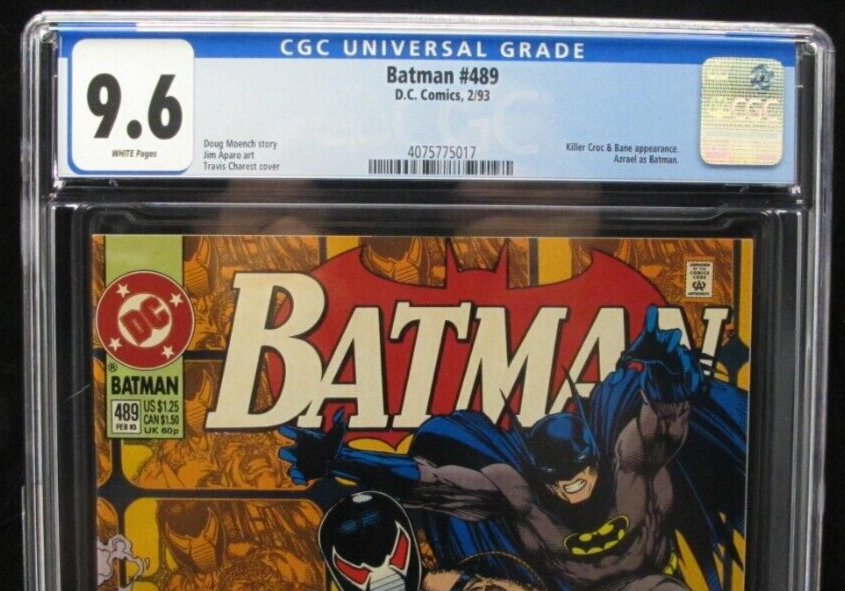 Batman #489 CGC 9.6 1993 Killer Croc & Bane app Azrael as Batman | eBay