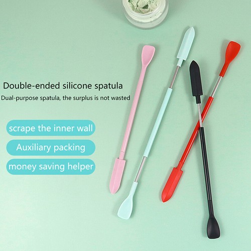 1Pcs Silicone Double Head Scraper Cosmetic Cream Scraper Set Makeup To ...