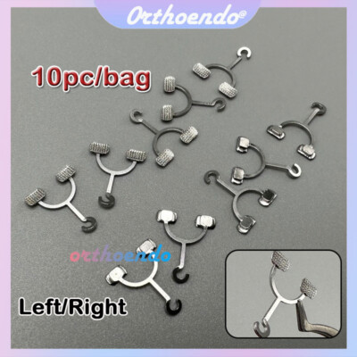 Orthodontic Dental Stainless Crimpable Hooks Bonding Y-Shape Hook Mesh ...