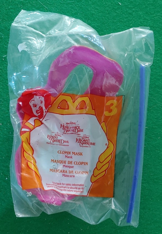1996 Clopin Mask Hunchback of Notre Dame McDonald's Toy | eBay