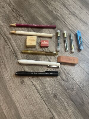 Vintage Eraser Lot Mechanical Pencil And Typewriter Erasers | eBay
