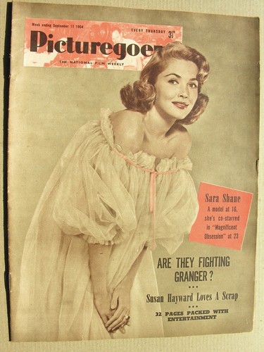 1954 PICTUREGOER MAGAZINE September 11 Guy Madison Gregory Peck Stewart ...