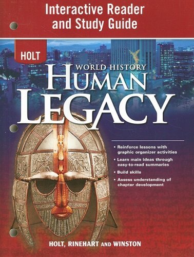 HOLT WORLD HISTORY: HUMAN LEGACY By Rinehart And Winston Holt **BRAND ...