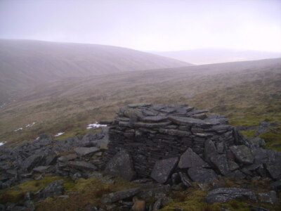 Photo 6x4 Ascending Baugh Fell Garsdale/SD7489 Looking back from above ...