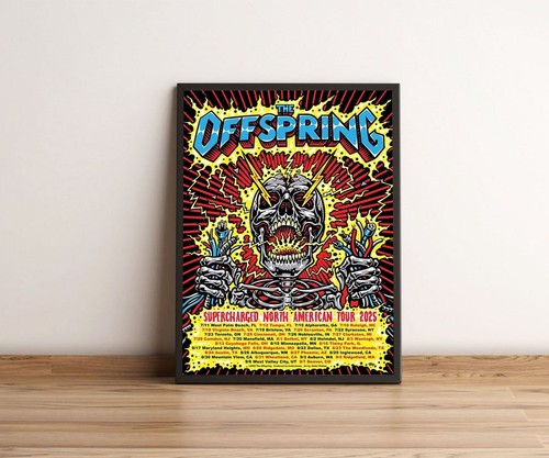The Offspring Supercharged Worldwide North American Tour 2025 Poster | eBay