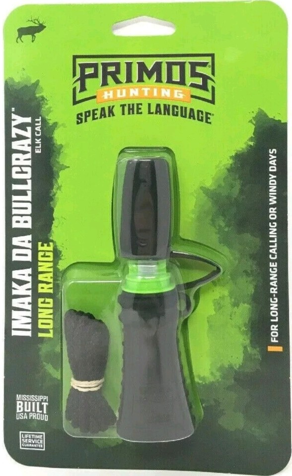 Primos Imaka DA Bull Crazy Long Range Cow Elk Hunting Call Model #941 ...