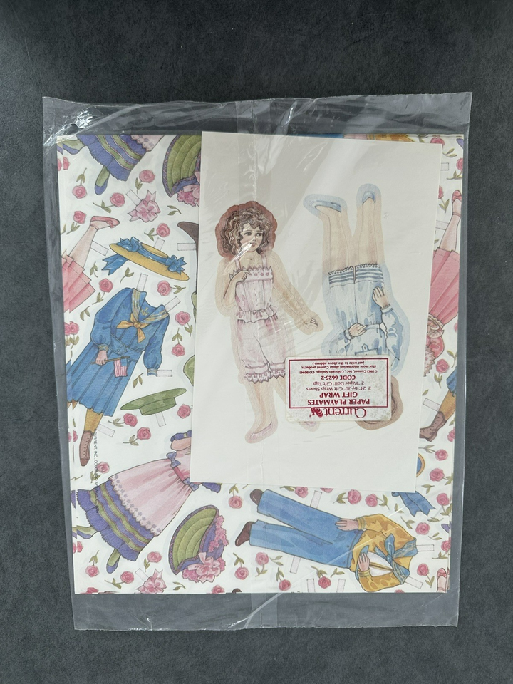 1980s Current, Inc. Paper Dolls & Paper Doll Gift Wrap | eBay