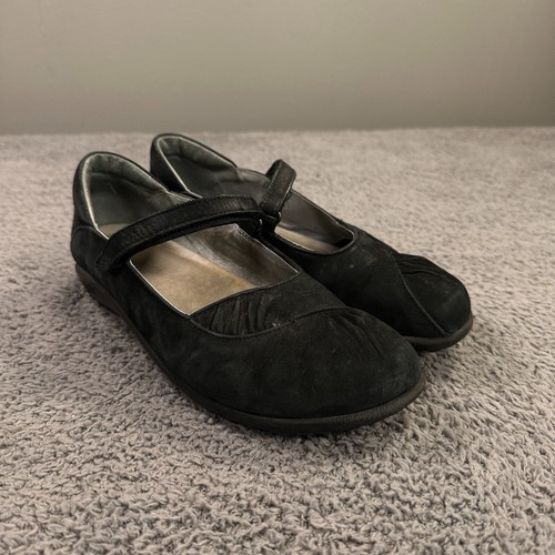 Naot Taramoa Mary Jane Shoes Womens 38 Black Nubuck Comfort Minimal ...