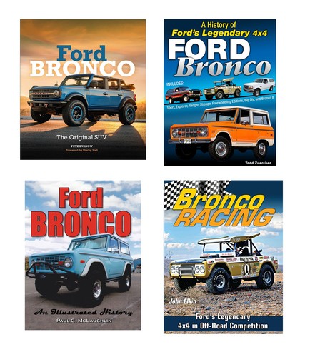 Ford Bronco Enthusiast 4-Book Collection — History, Racing, Restoration ...