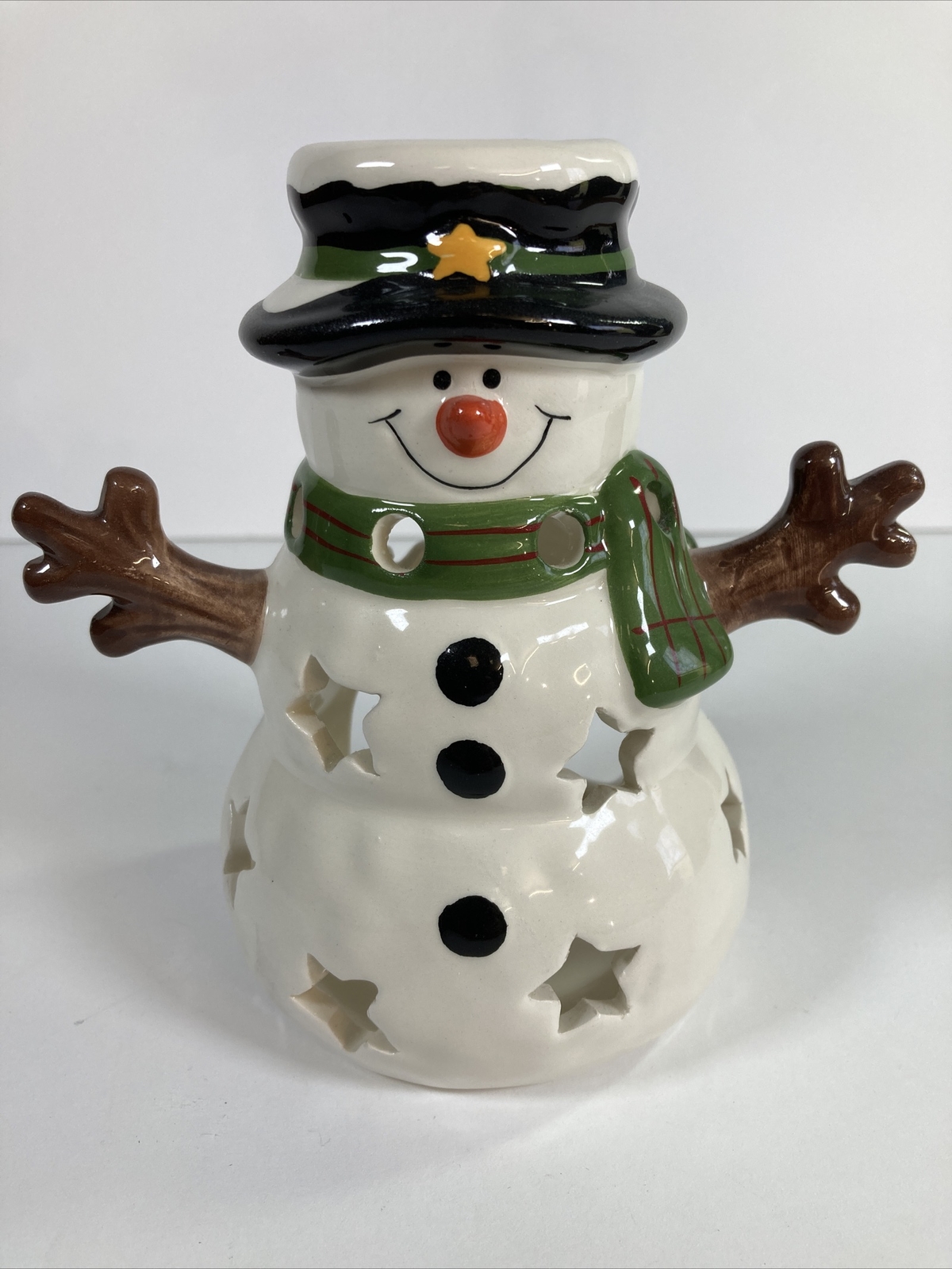 Yankee Candle 2012 Snowman Tea Light Candle Holder | eBay