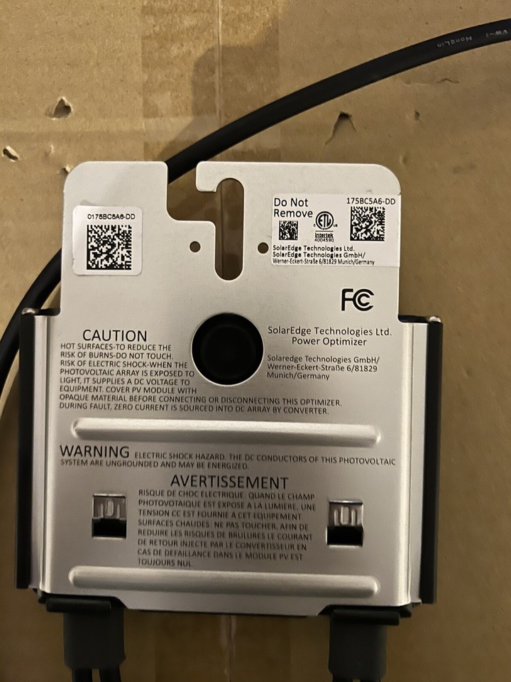 Solaredge S440 440W/60V Power Optimizer (S440-1GM4MRM) | eBay