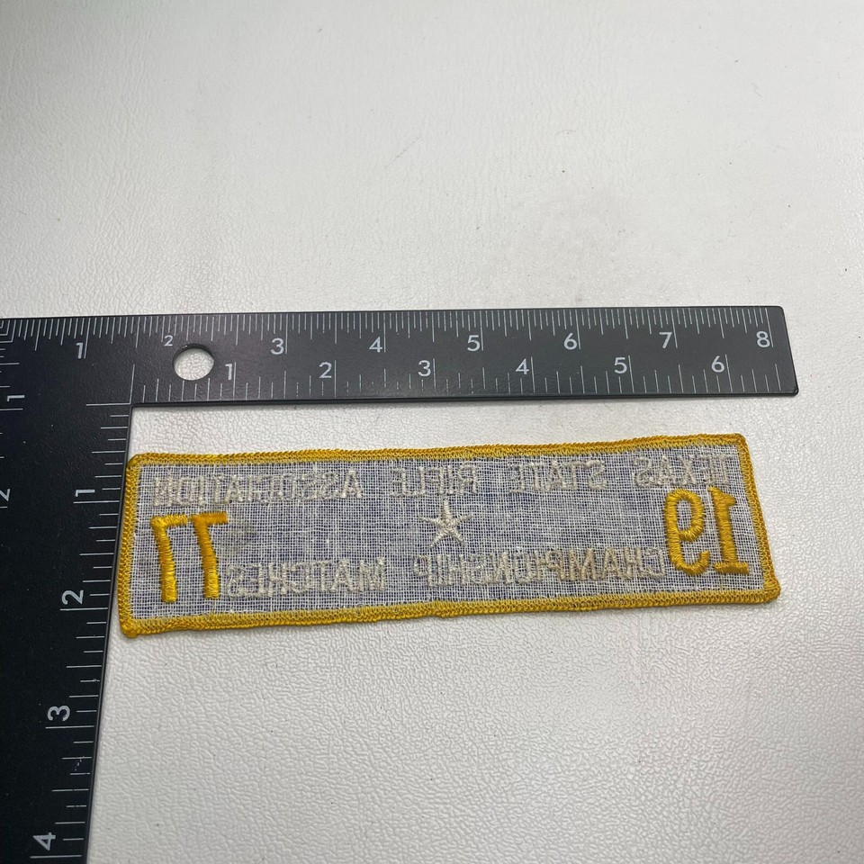 Vintage 1977 TEXAS STATE RIFLE ASSOCIATION CHAMPIONSHIP MATCHES GUN ...