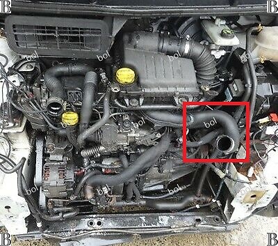 FOR VAUXHALL VIVARO TRAFIC PRIMASTER 2.0 DCI INTERCOOLER TURBO HOSE ...