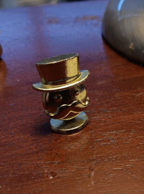 Gold Token Monopoly Game Gold Token Rare MR MISTER EMOJI Game Playing ...