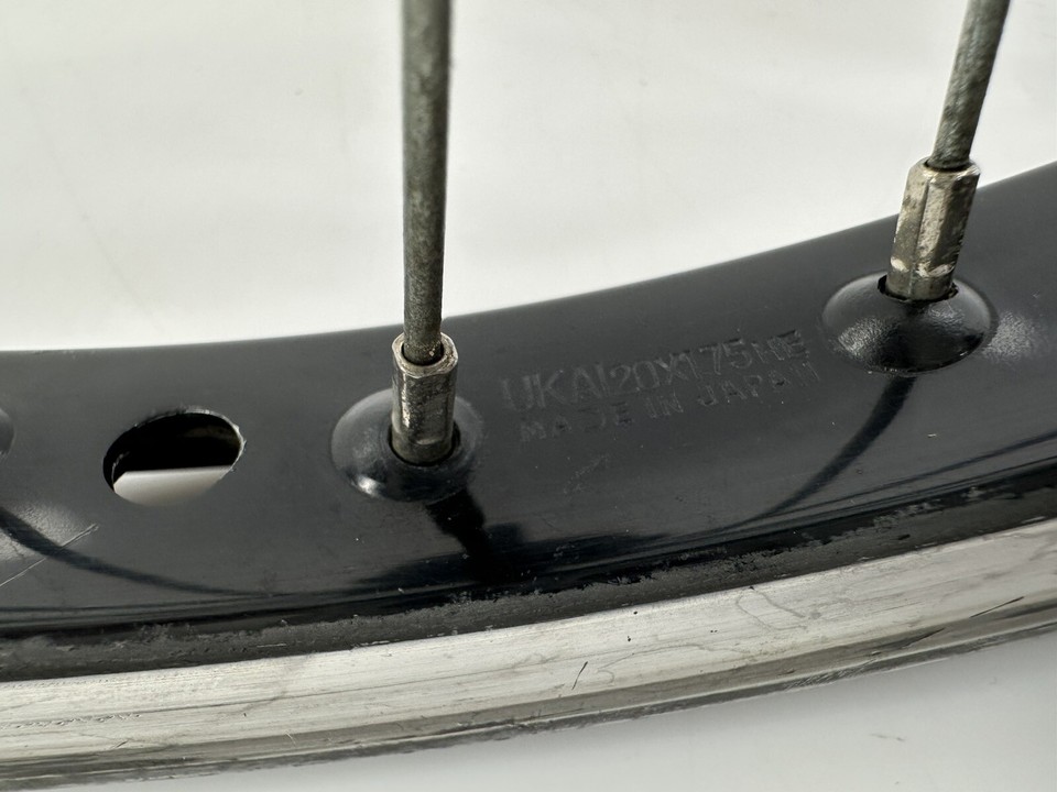 Vintage Ukai 7C Sunshine BMX Racing 20” Wheel Set 36s SunTour Black ...