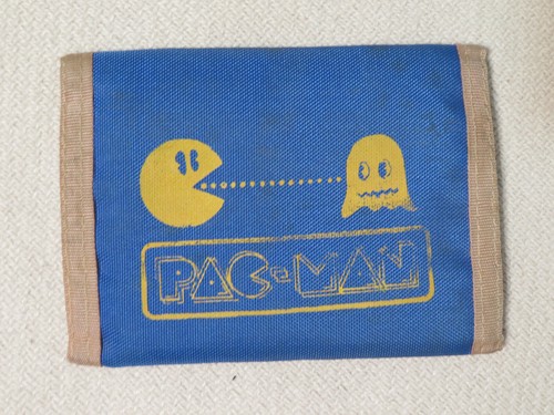 Vintage 1980's Blue Yellow Pac-Man Wallet Billfold | eBay
