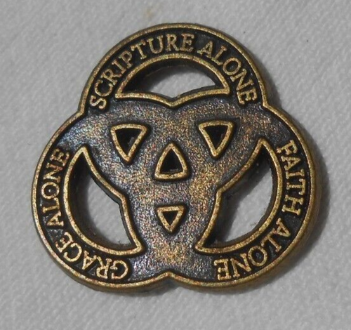 Vintage Grace Alone Pendant Key Chain Faith Scripture Bible Verse Sola ...