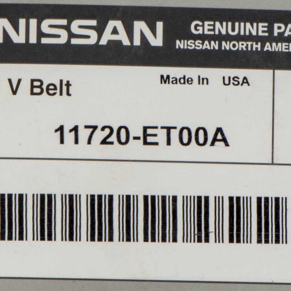 2007-20 Nissan NV200 Sentra Serpentine Belt Drive V Belt OEM NEW 11720 ...