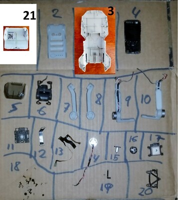 DJI Mavic Mini Parts mainboard GPS arm motor cable gimbal cover body ...