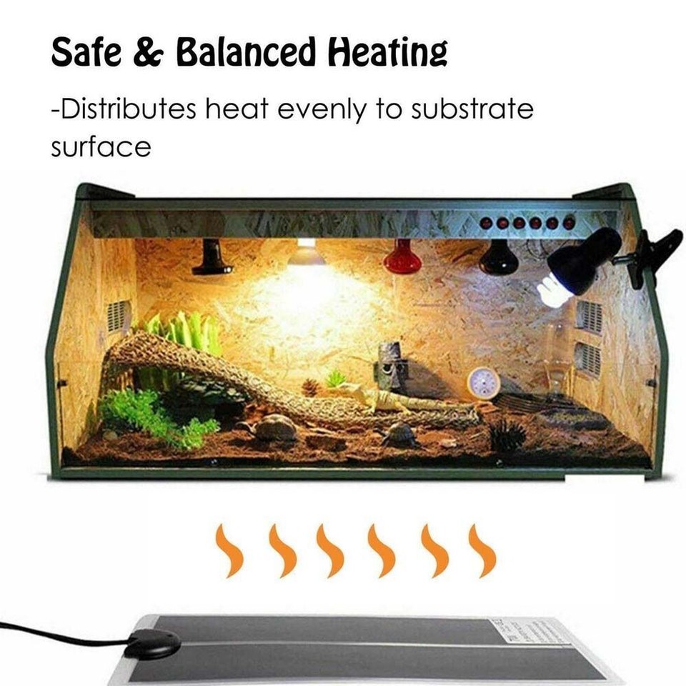 5W/7/14/20W Reptile Pet Heating Pad With Thermostat Controller ...