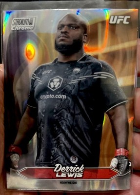 Derrick Lewis UFC Stadium Club Chrome Chrome Lava Refrctor 🔥🔥 | eBay UK