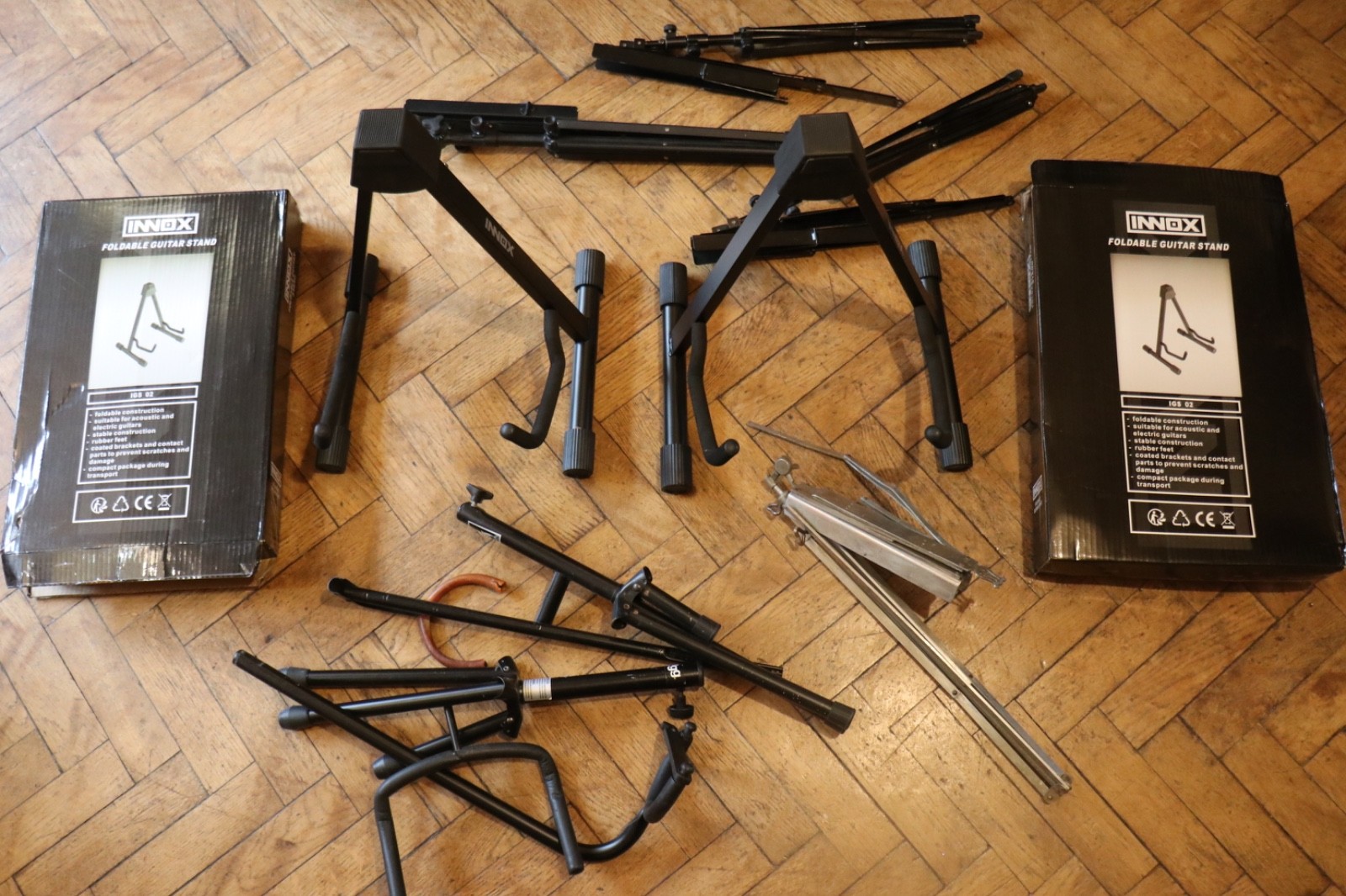 Job Lot Acoustic Guitar Parts Stands (P41) | eBay UK