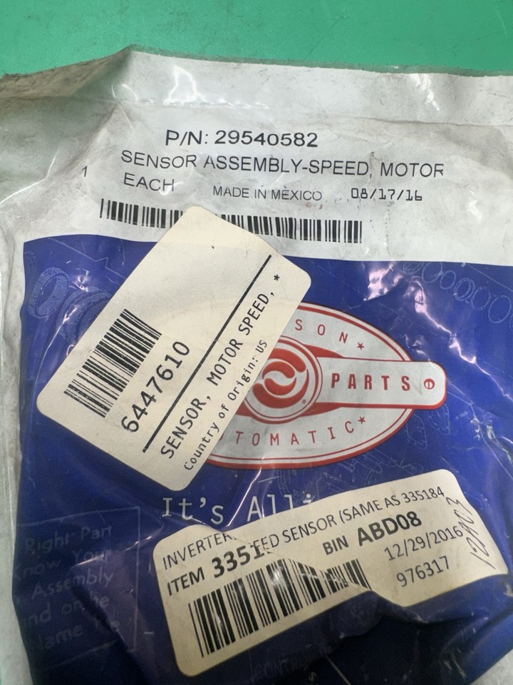 GENUINE NEW OEM Allison Transmission Motor Speed Sensor ASM Speed RET ...