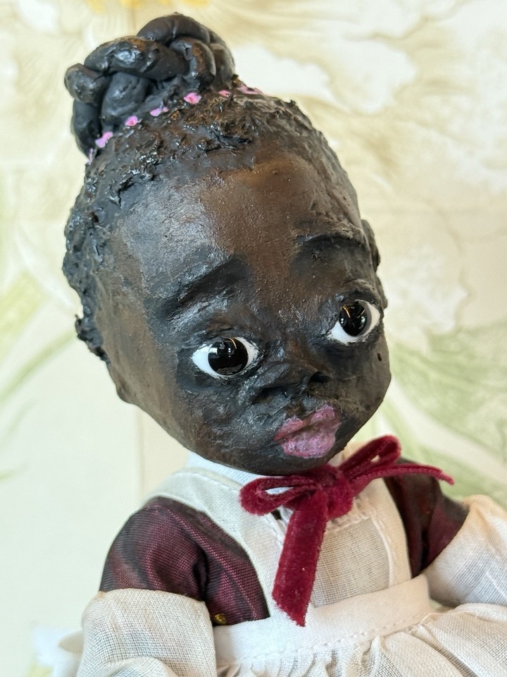 Leo Moss Artist TUTU ~”Mini Moss” Paper Mache Character Art Doll "Sally ...