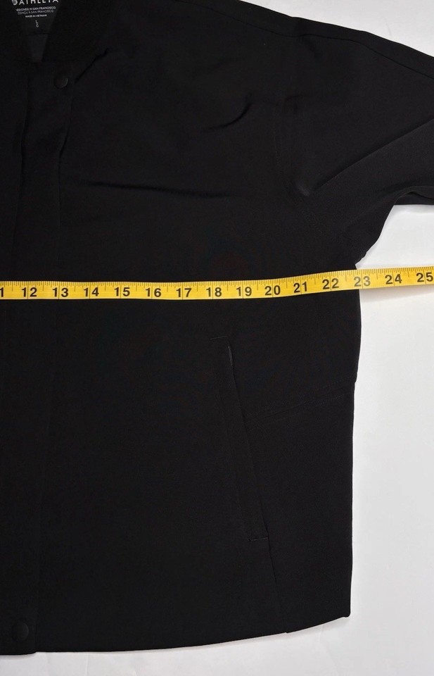 Athleta Endless Bomber Jacket Black Size L | eBay