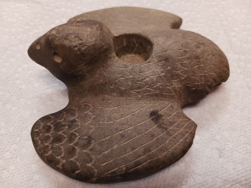 Flying Dove Or Bird Antique Native American Stone Effigy Pipe | eBay