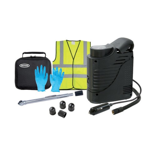 Ring Automotive RTK3 Tyre Maintenance Kit - Tyre Inflator - Travel ...