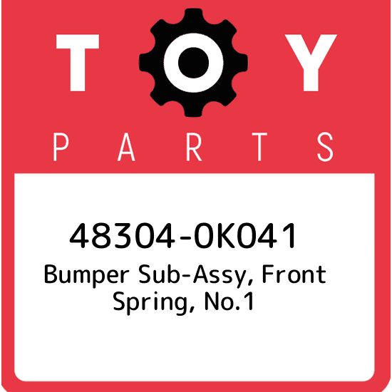 48304-0K041 Toyota Bumper sub-assy, front spring, no.1 483040K041, New ...