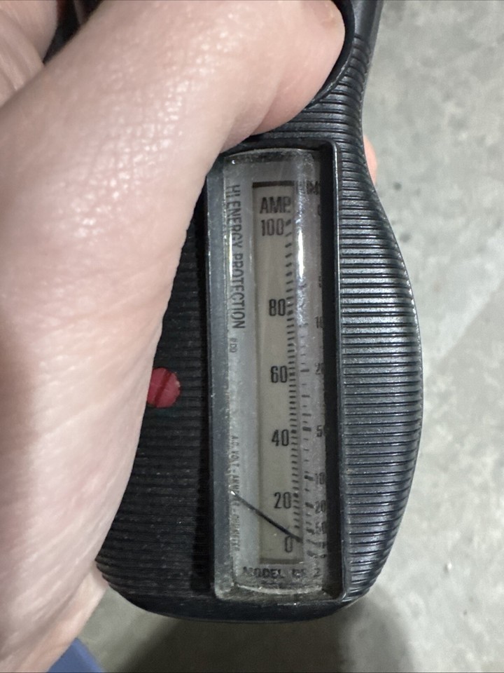 Vintage Amprobe Ultra Clamp Meter Rotary Scale Amp Black Made in USA ...