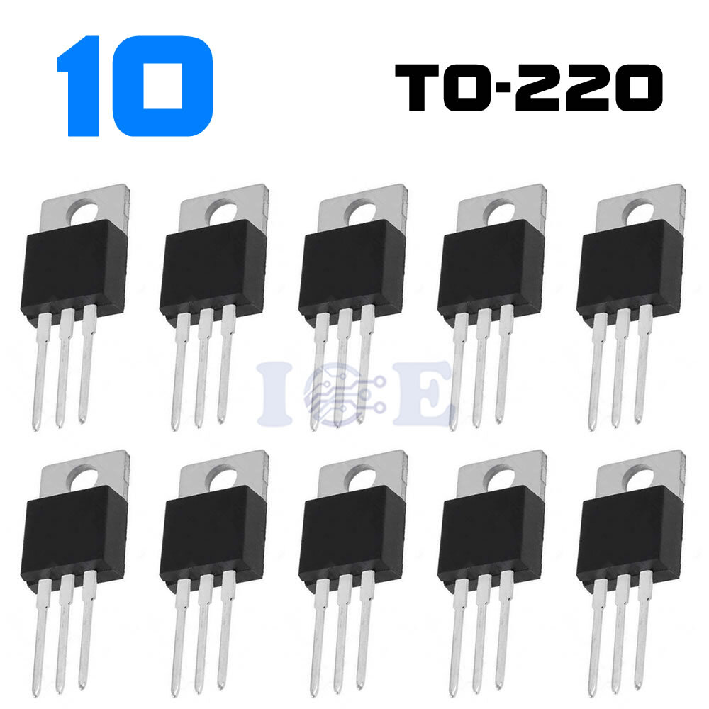 10pcs TIP142T Darlington Transistor NPN 100V 125W 10A TO-220 TIP142 ST ...