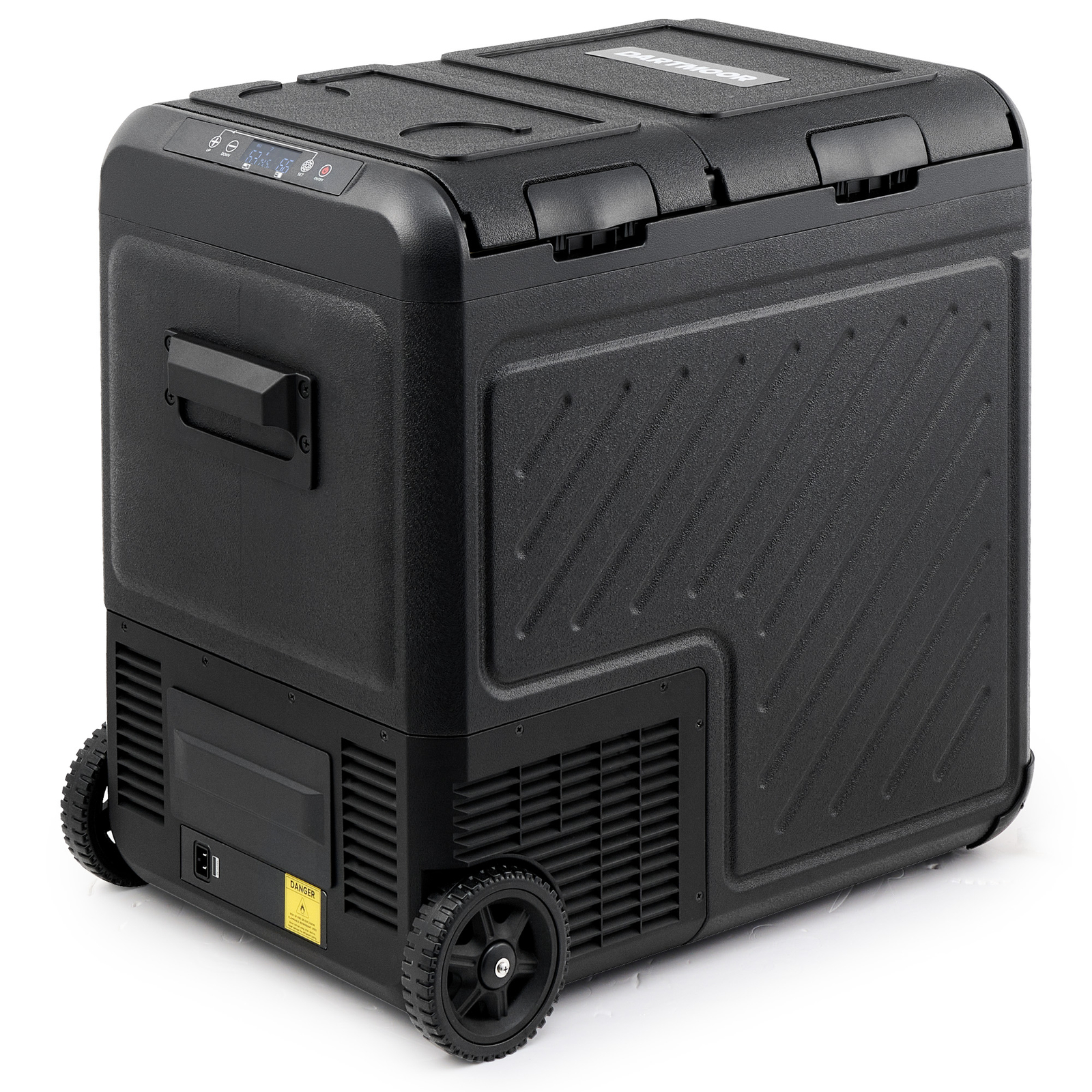 DARTMOOR 58 qt/55L Dual Zone Car Fridge Freezer Portable Camping ...